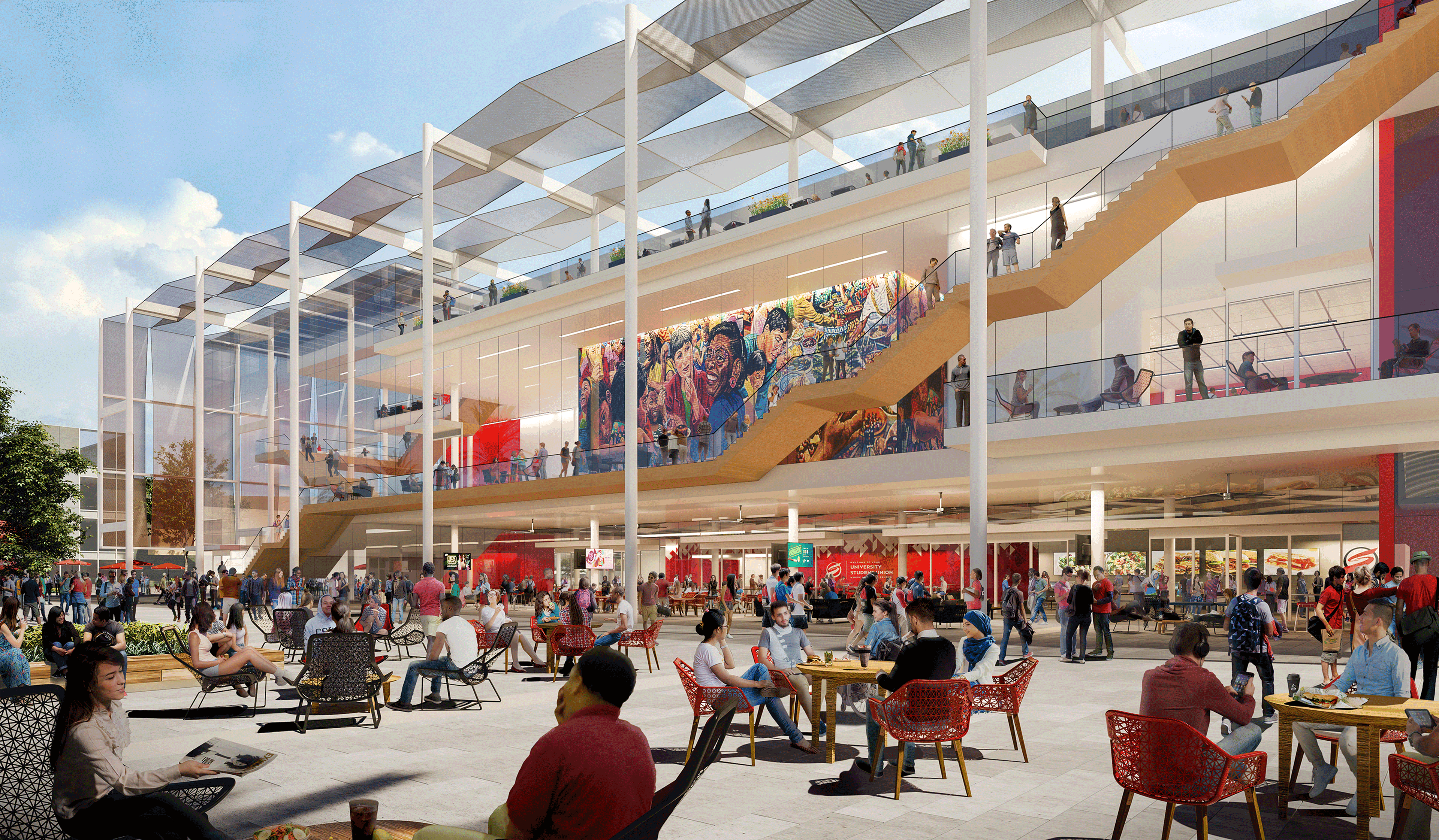 California State University, Northridge: Student Union Design Concept - LPA