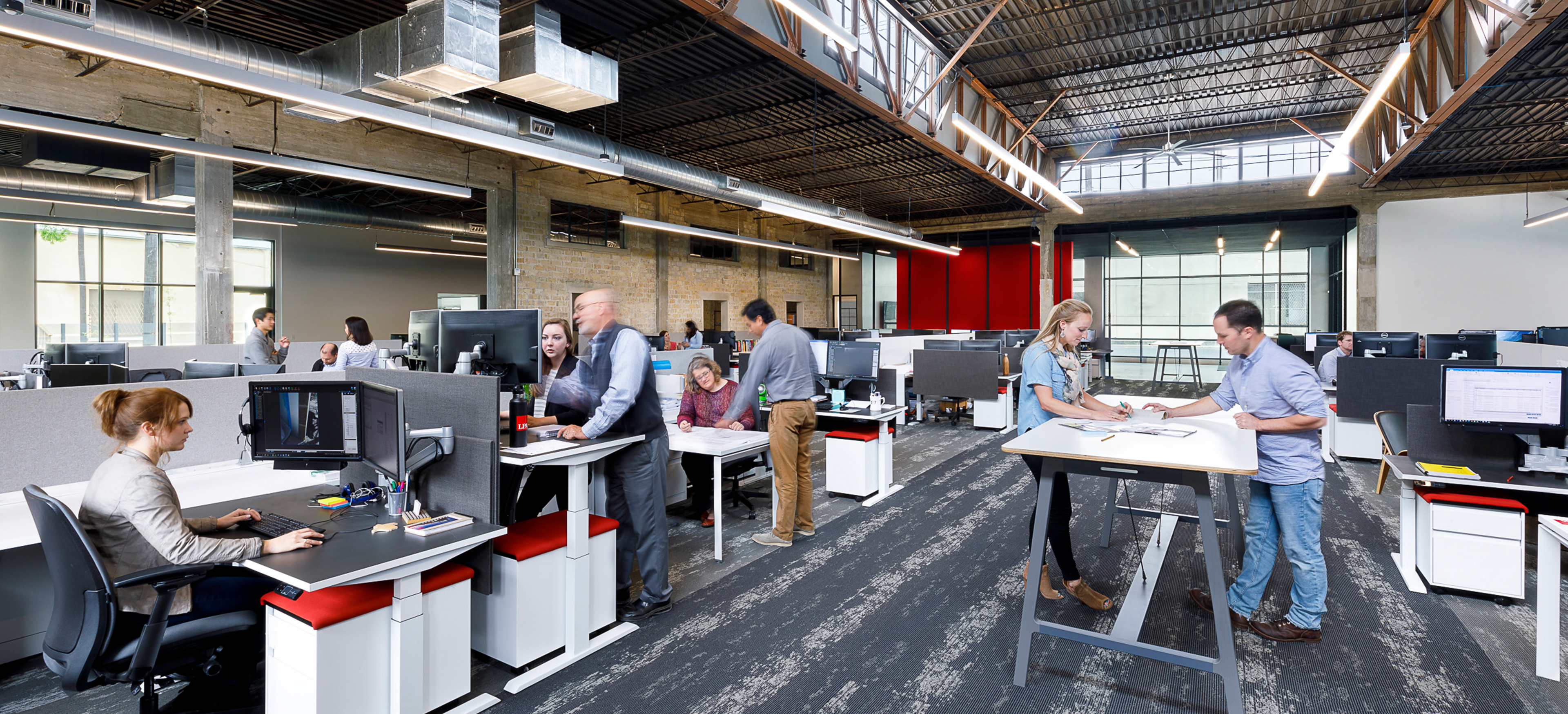 LPA Transforms Vacant Retail Building to House New Office Space - LPA