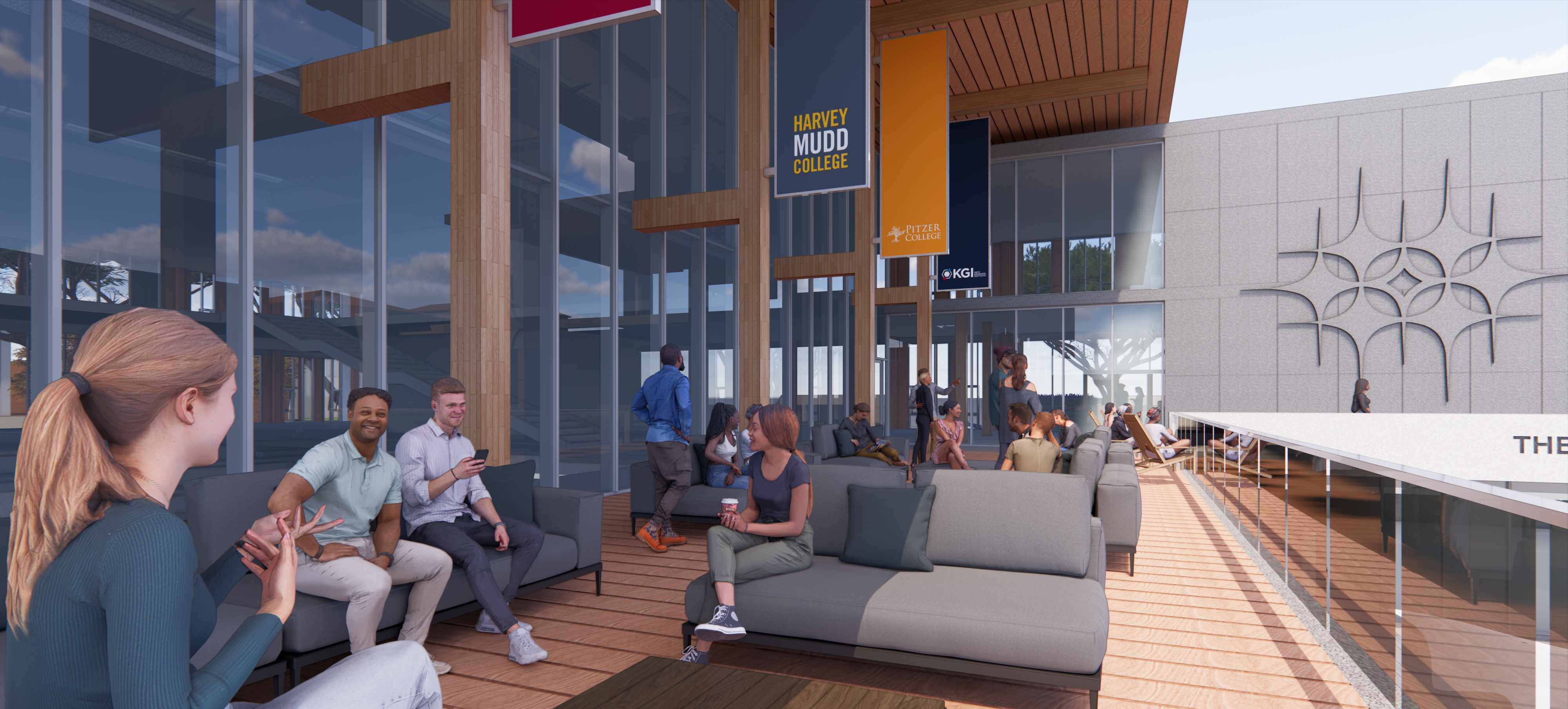 The Claremont Colleges New TCC Student Center Design Concept - LPA