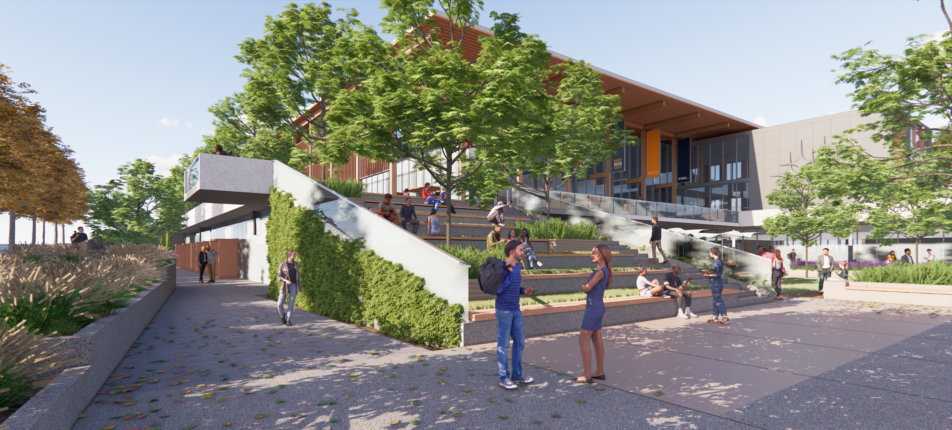The Claremont Colleges New TCC Student Center Design Concept - LPA