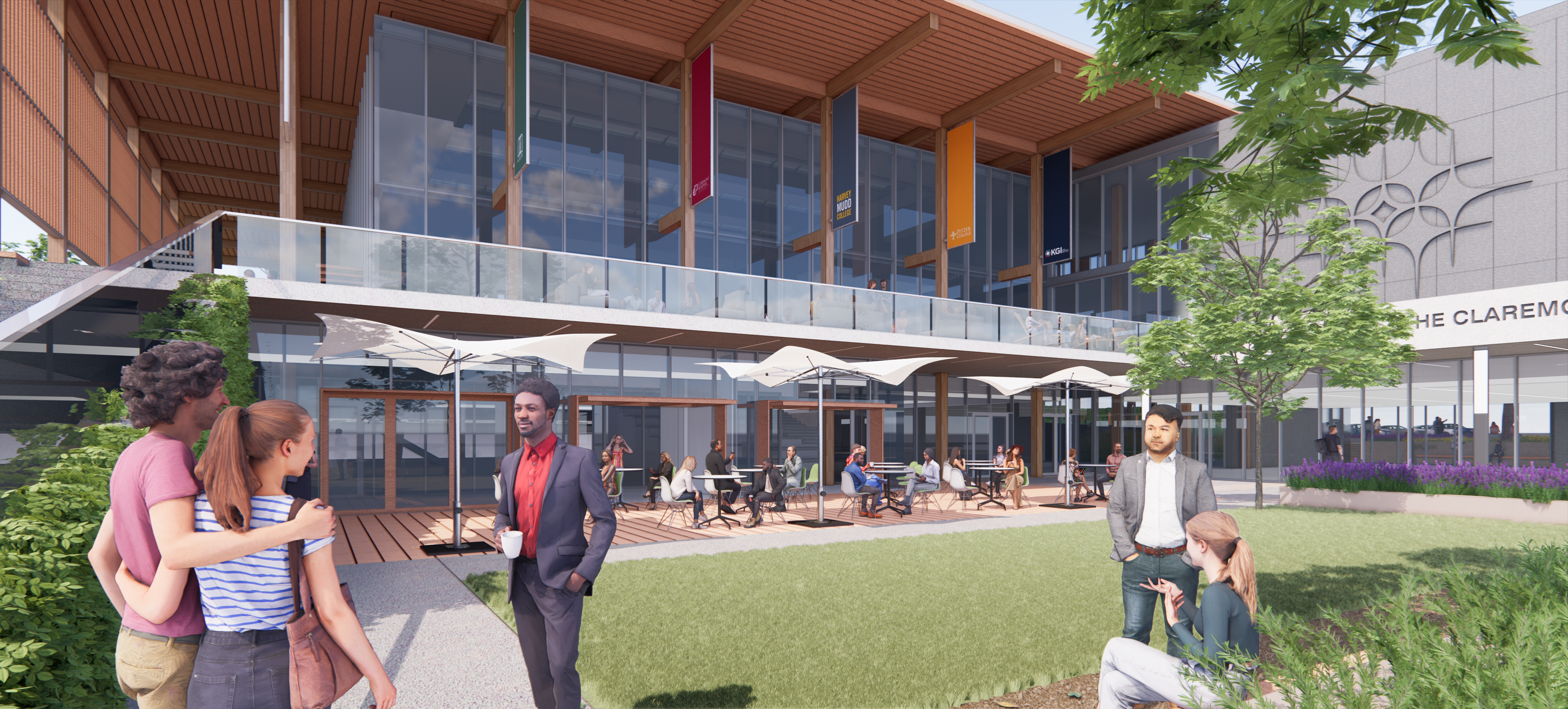 The Claremont Colleges New TCC Student Center Design Concept - LPA